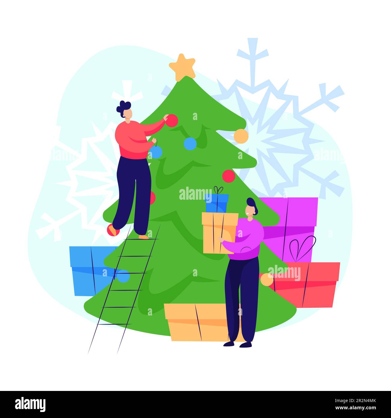 Creative holiday project christmas Stock Vector Images - Alamy