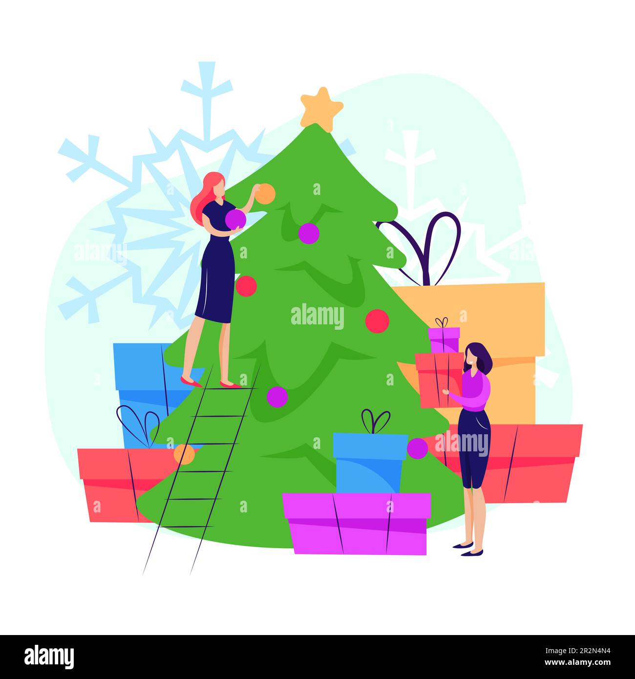Creative holiday project christmas Stock Vector Images - Alamy