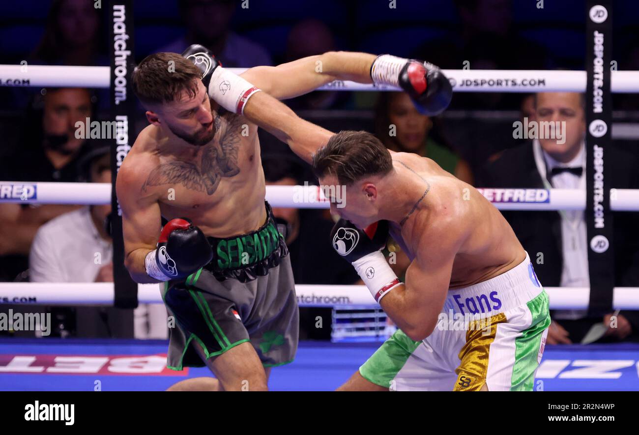 Paddy Donovan (right) and Sam O'maison in action during their ...