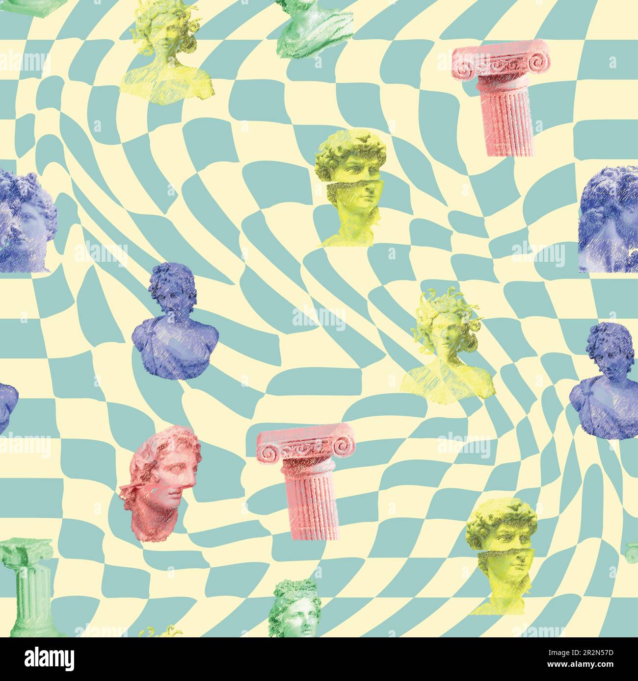 Antique ancient greek human statue, roman column, greek sculpture ...