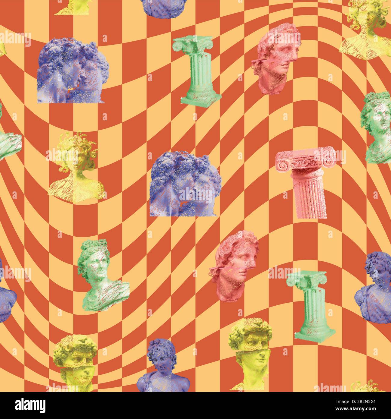 Greece woman statue music Stock Vector Images - Alamy