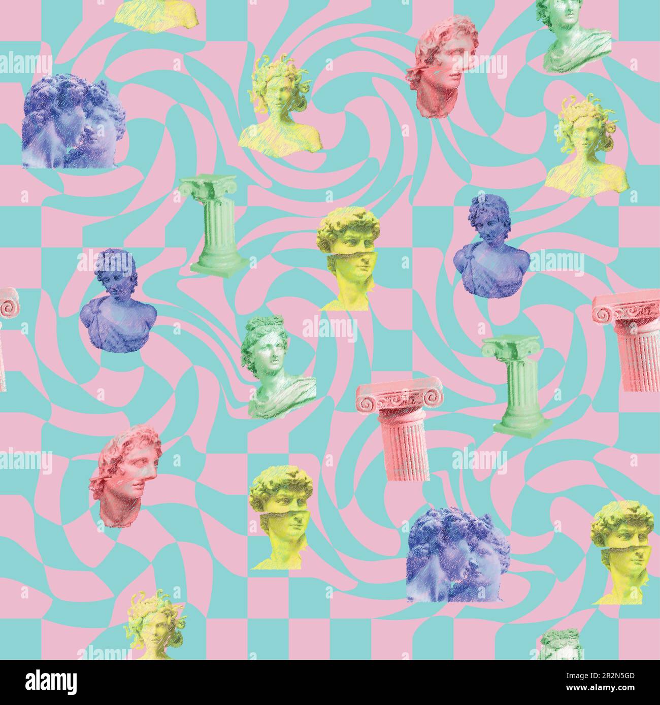 Antique ancient greek human statue, roman column, greek sculpture ...