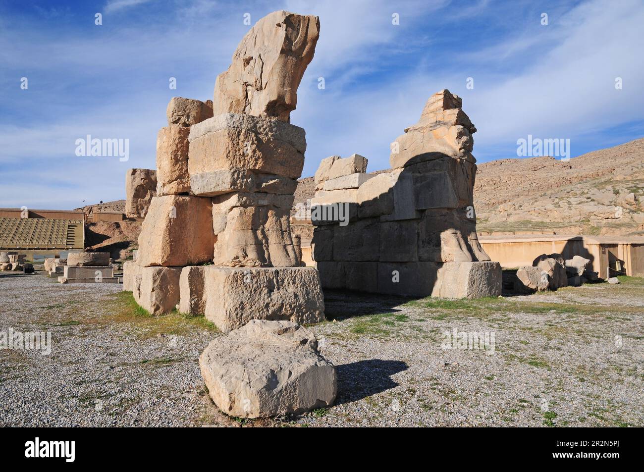 Persepolis, located in the Iranian city of Shiraz and the capital of ...