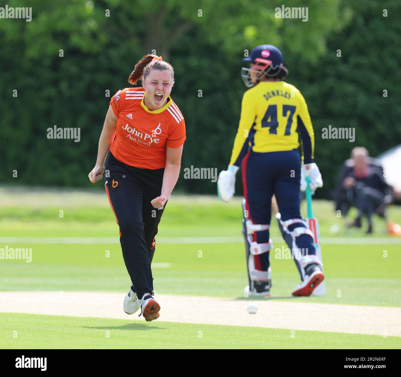 Beckham, UK. 20th May, 2023. Grace Ballinger of The Blaze celebrates ...