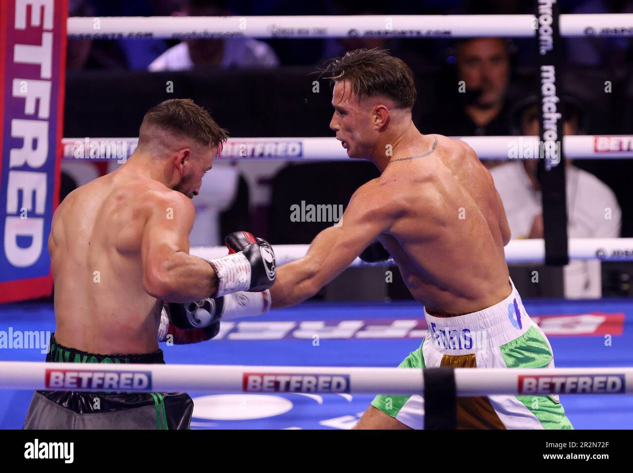 Paddy Donovan (right) and Sam O'maison in action during their ...