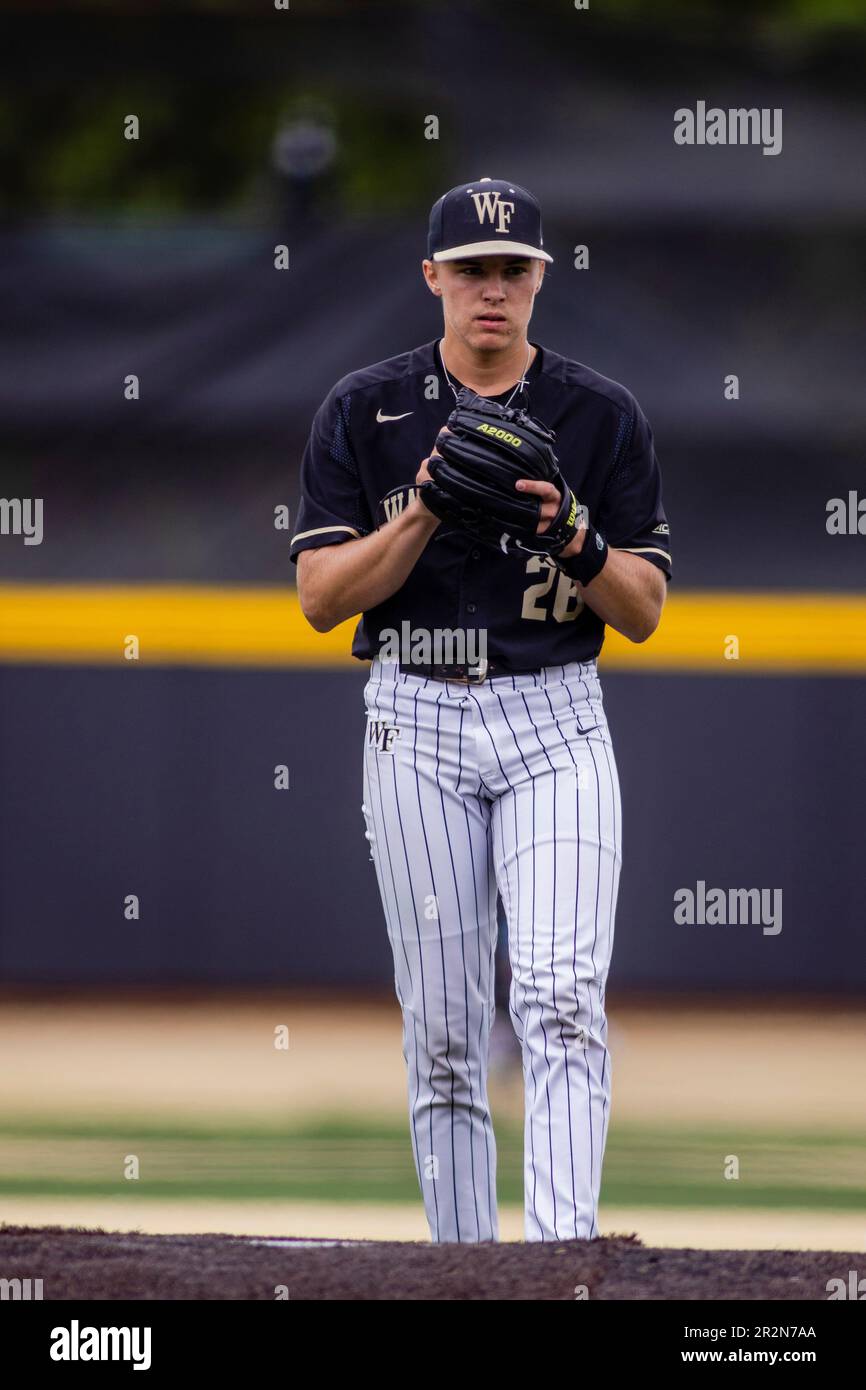 May 20, 2023: Wake Forest Demon Deacons pitcher Seth Keener (26) starts ...