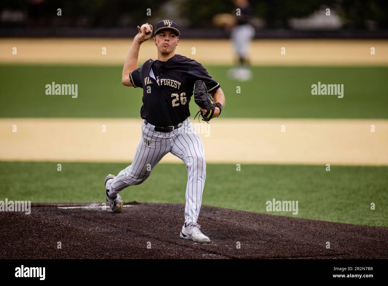 May 20, 2023: Wake Forest Demon Deacons pitcher Seth Keener (26) starts ...