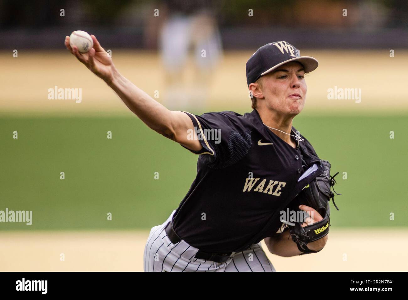 May 20, 2023: Wake Forest Demon Deacons pitcher Seth Keener (26) starts ...