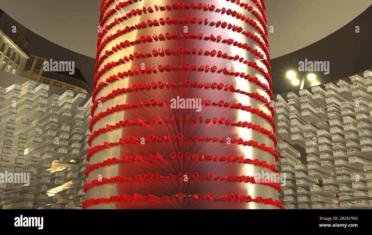 Translated as Muhammad, Ali, Fatima, Hassan Hussein, Sajjad, Baqar ...