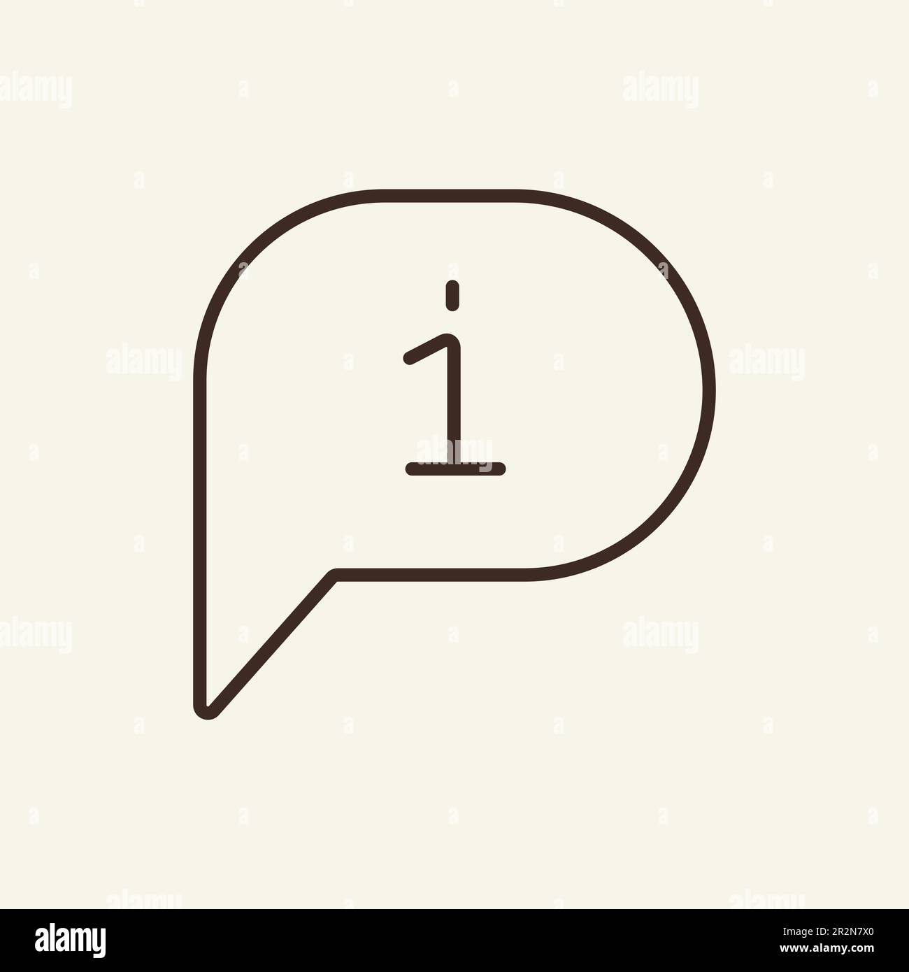 Information line icon Stock Vector Image & Art - Alamy