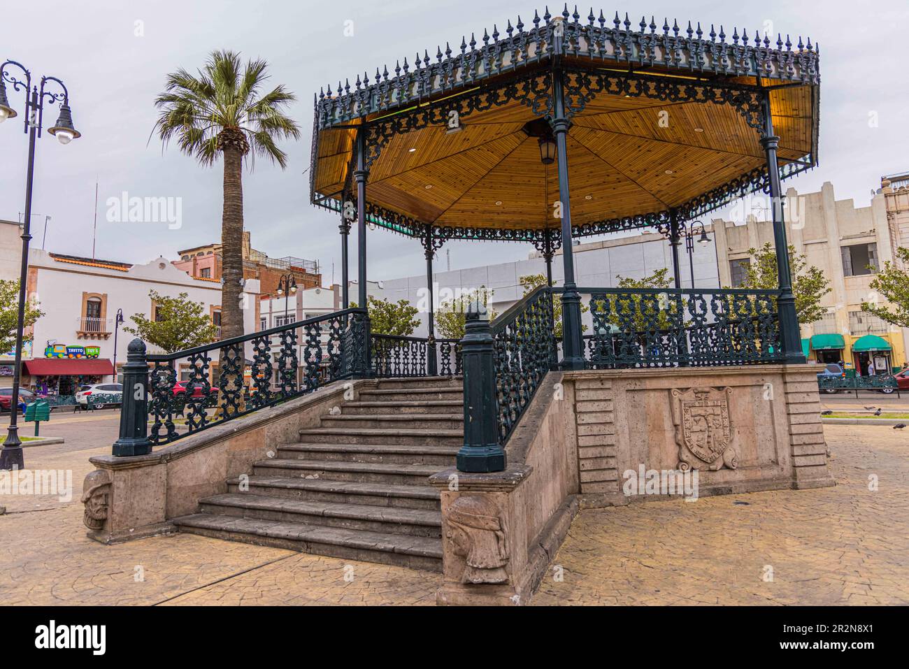 Parral, Chihuahua, Mexico. Hidalgo de Parral pueblo Mágico. Kiosco ...