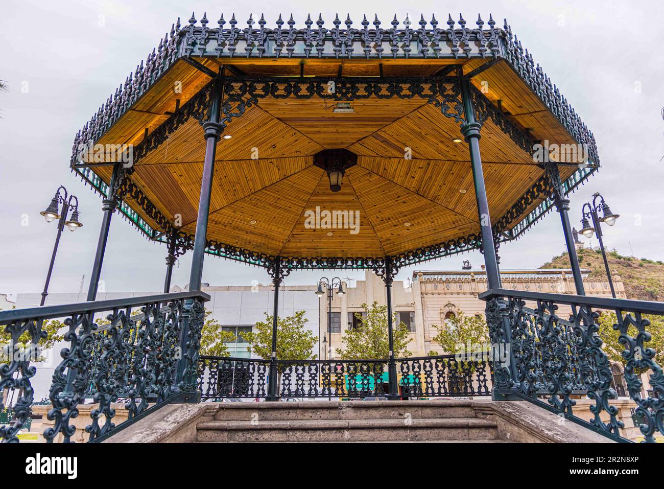 Parral, Chihuahua, Mexico. Hidalgo de Parral pueblo Mágico. Kiosco ...