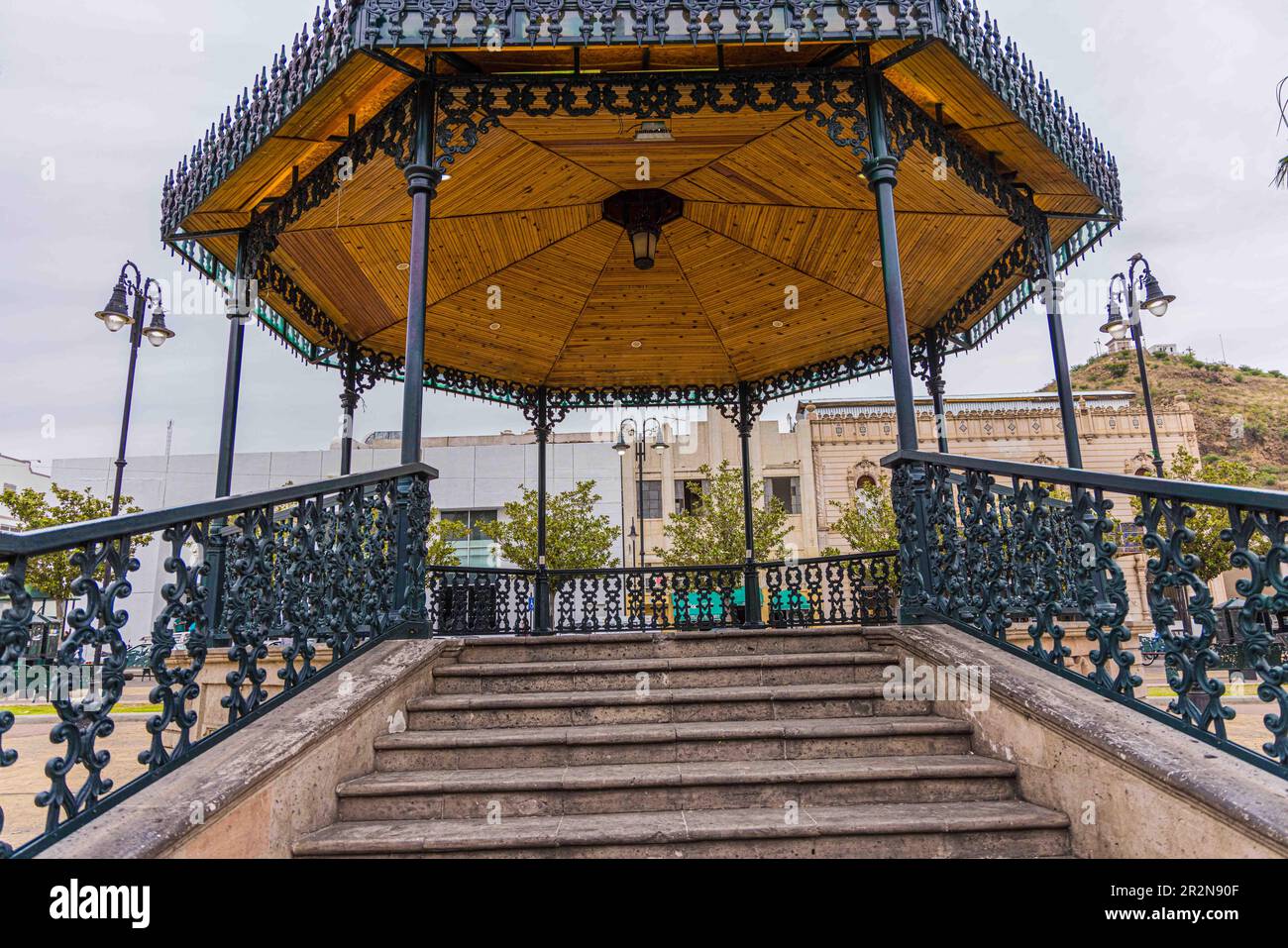 Parral, Chihuahua, Mexico. Hidalgo de Parral pueblo Mágico. Kiosco ...