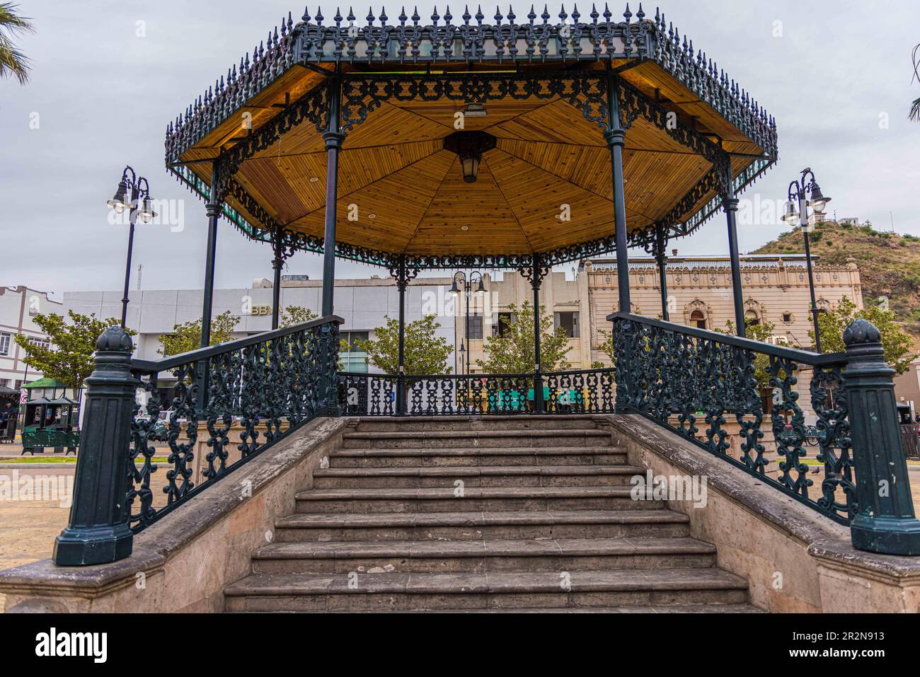 Parral, Chihuahua, Mexico. Hidalgo de Parral pueblo Mágico. Kiosco ...