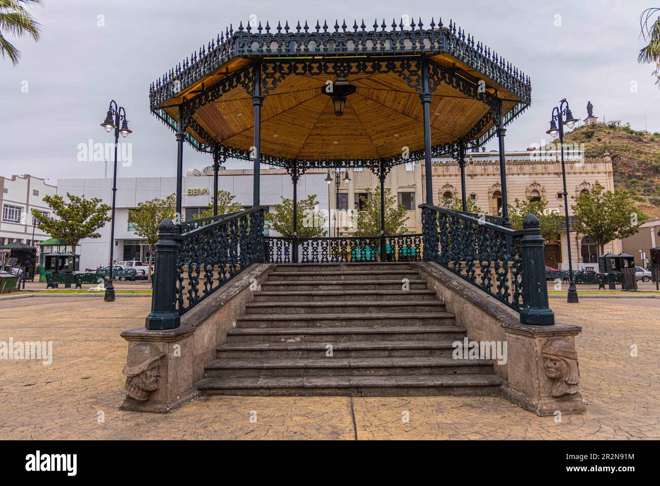 Parral, Chihuahua, Mexico. Hidalgo de Parral pueblo Mágico. Kiosco ...