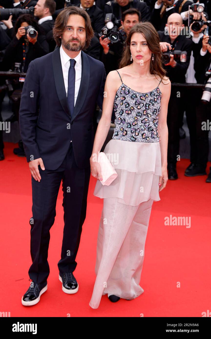 Cannes, Frankreich. 20th May, 2023. Dimitri Rassam mit Ehefrau ...