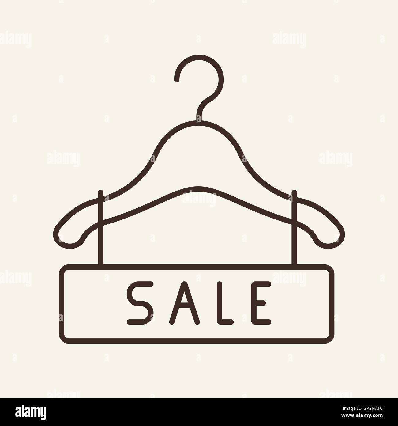 Sale in store line icon Stock Vector Image & Art - Alamy