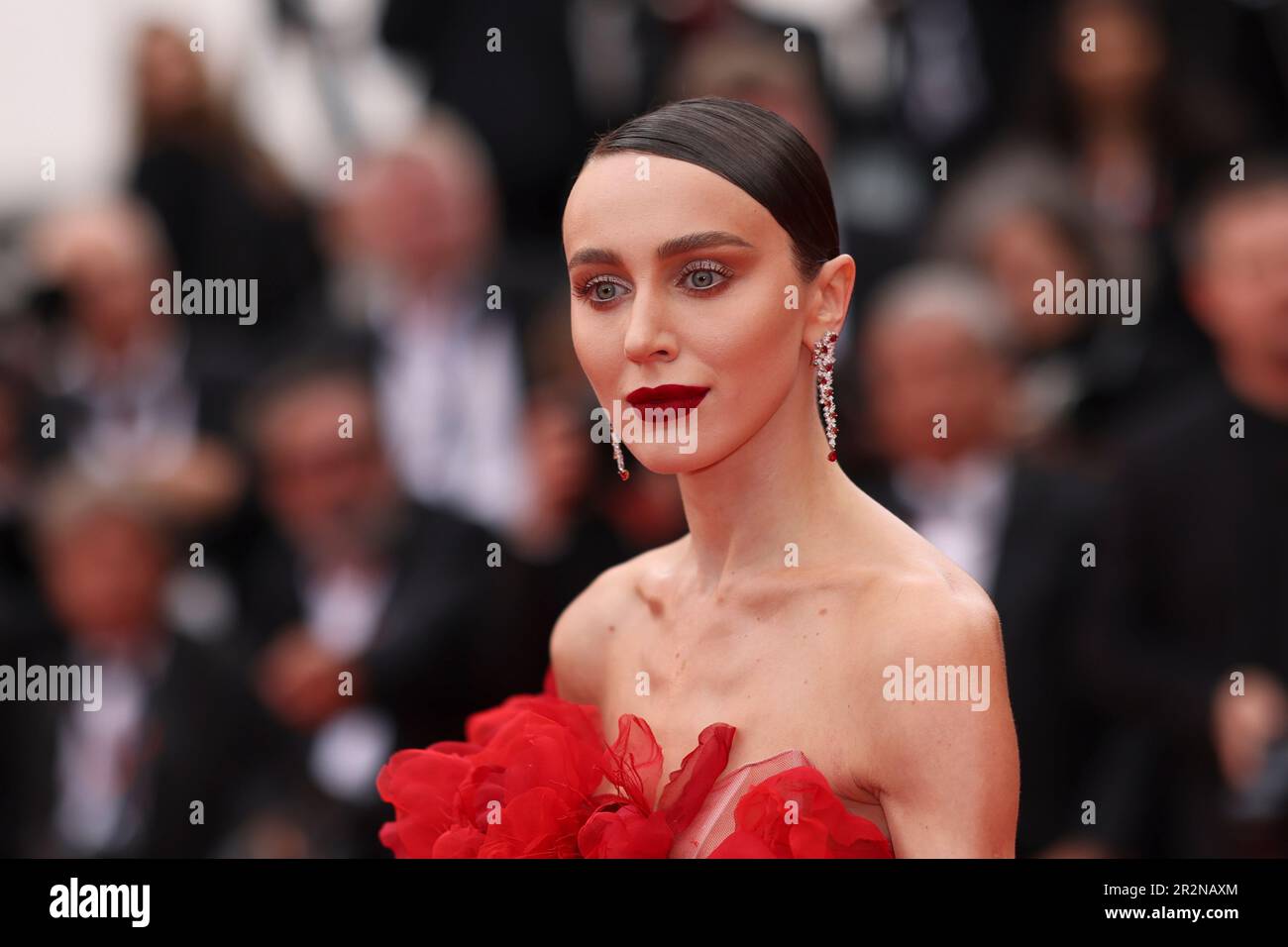 Mary Leest poses for photographers upon arrival at the premiere of the ...