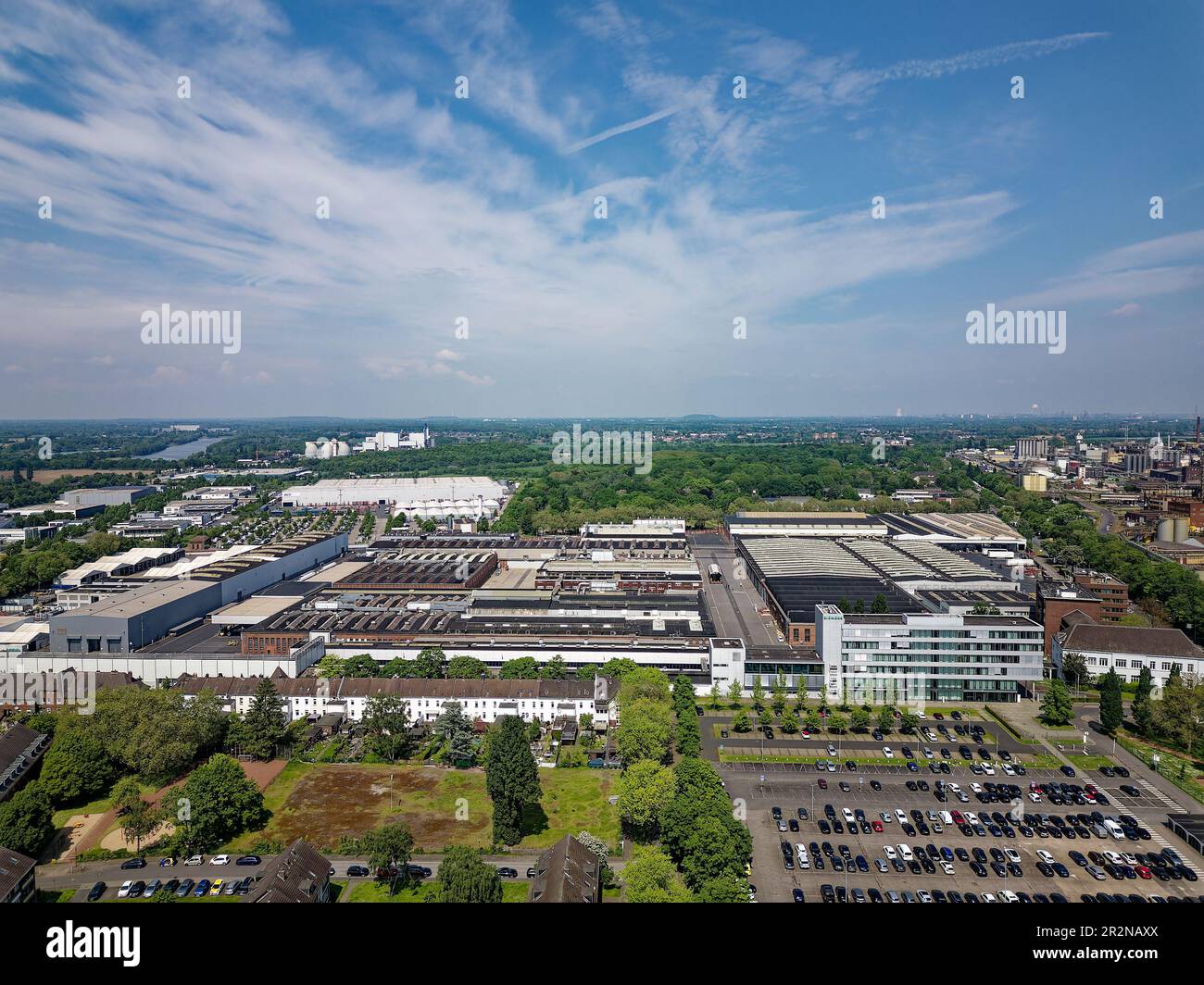 Rail vehicle manufacturing plant in North Rhine-Westphalia Stock Photo ...