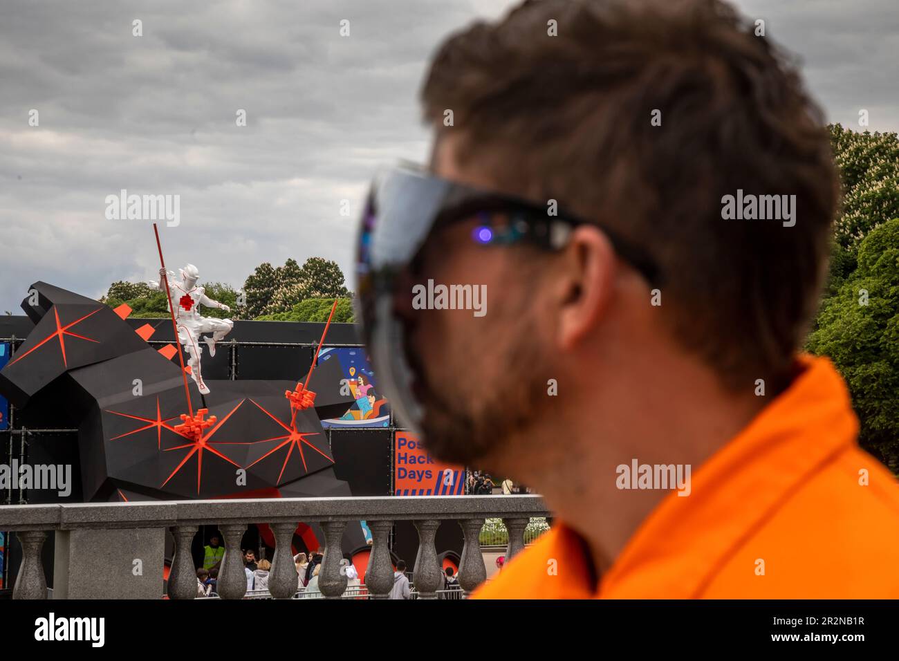 Moscow, Russia. 20th of May, 2023. View of the pavilion of the Positive ...
