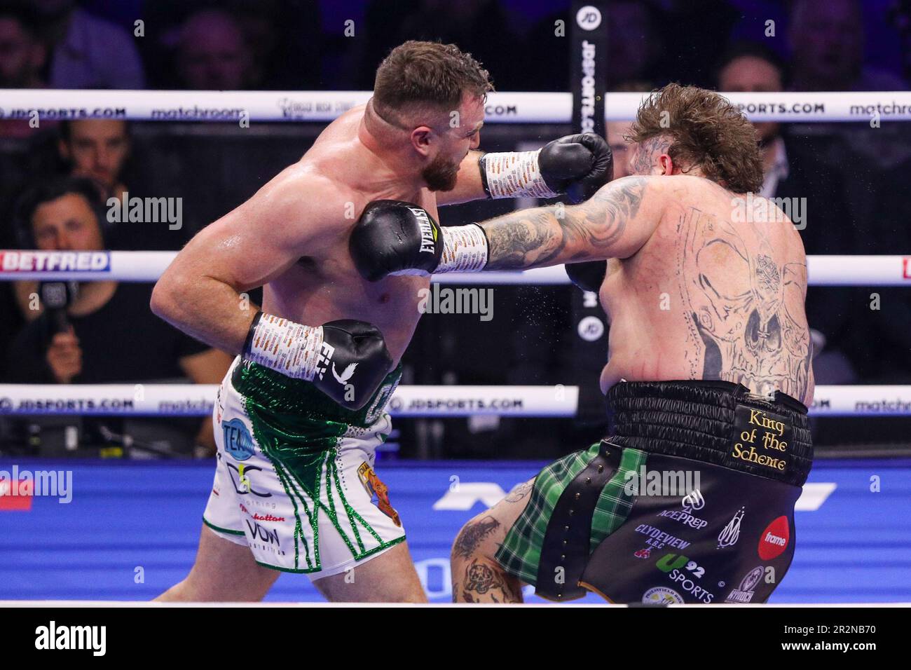 Dublin, Ireland. 20th May, 2023. Thomas Carty defeats Jay McFarlane via ...