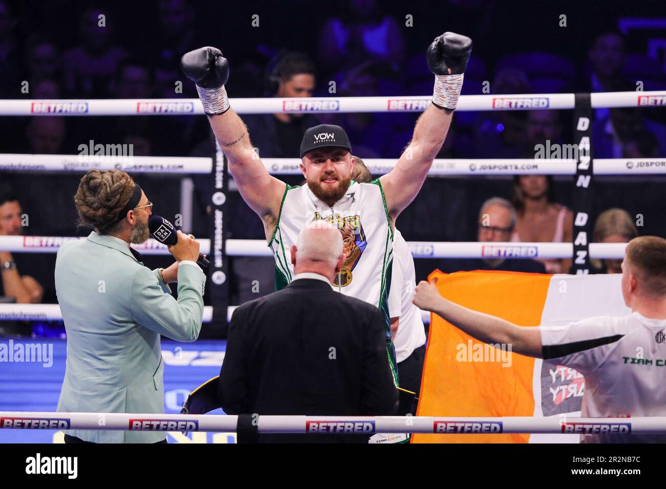 Dublin, Ireland. 20th May, 2023. Thomas Carty defeats Jay McFarlane via ...