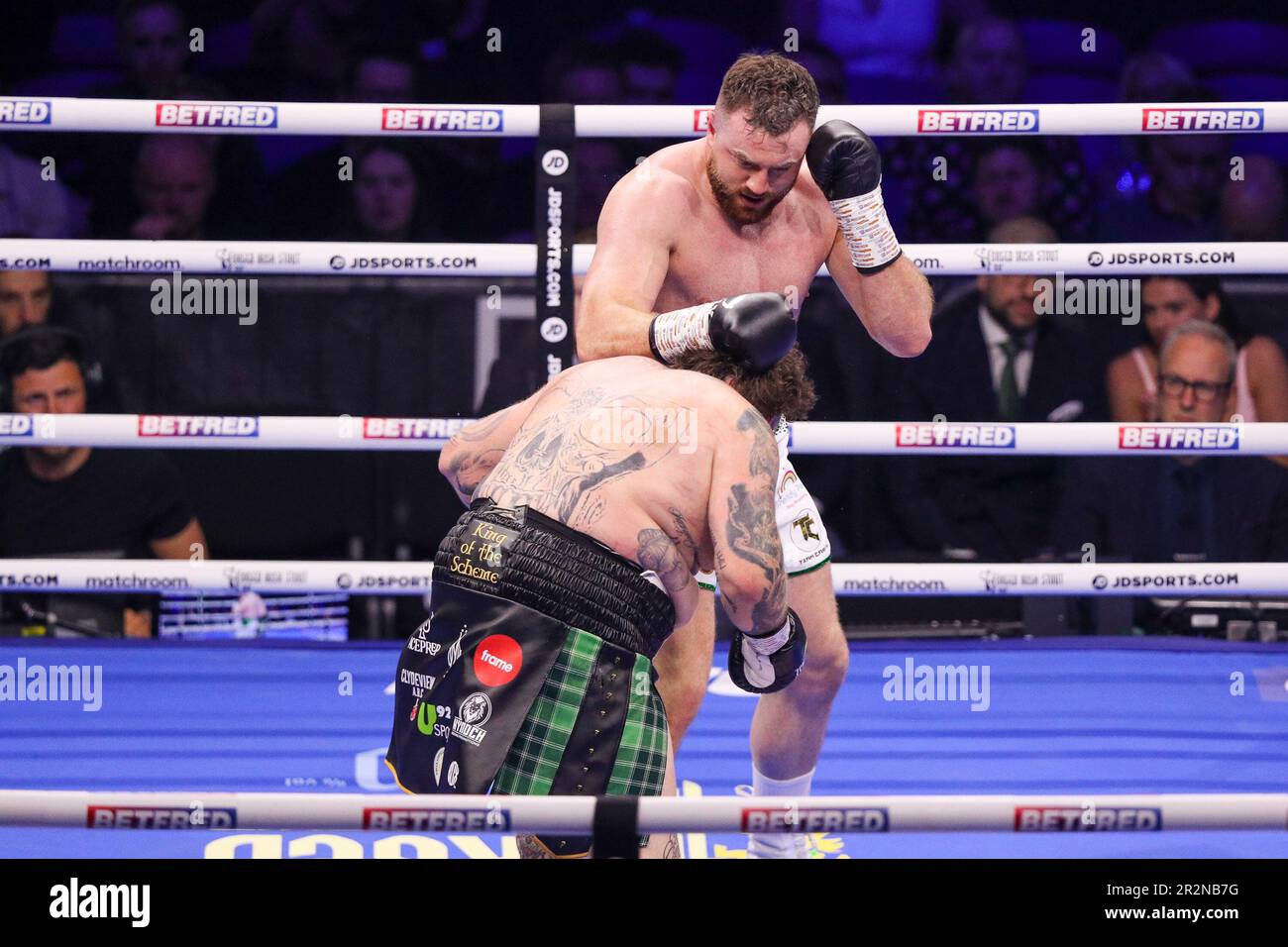 Dublin, Ireland. 20th May, 2023. Thomas Carty defeats Jay McFarlane via ...