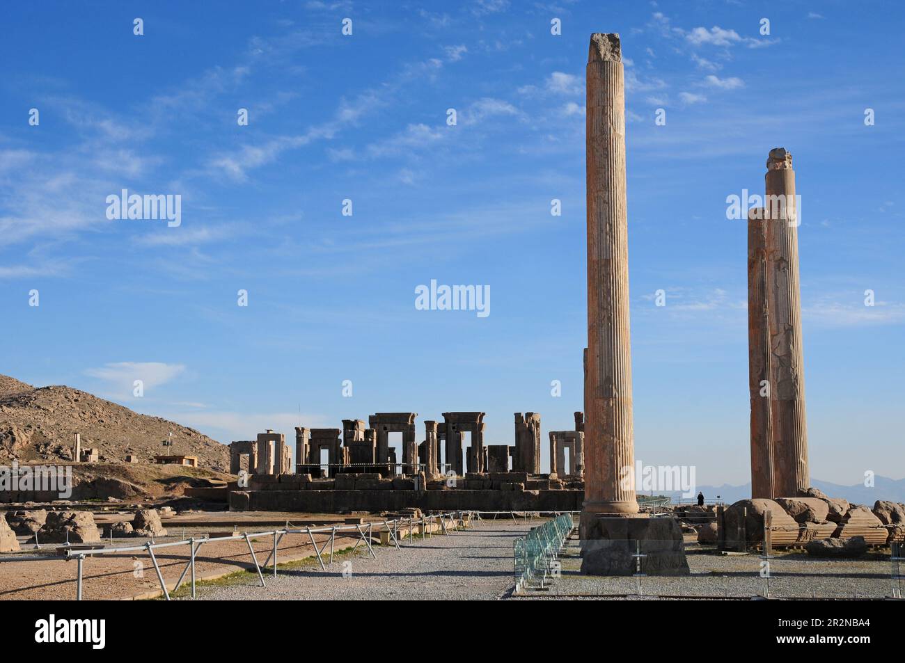 Persepolis, located in the Iranian city of Shiraz and the capital of ...