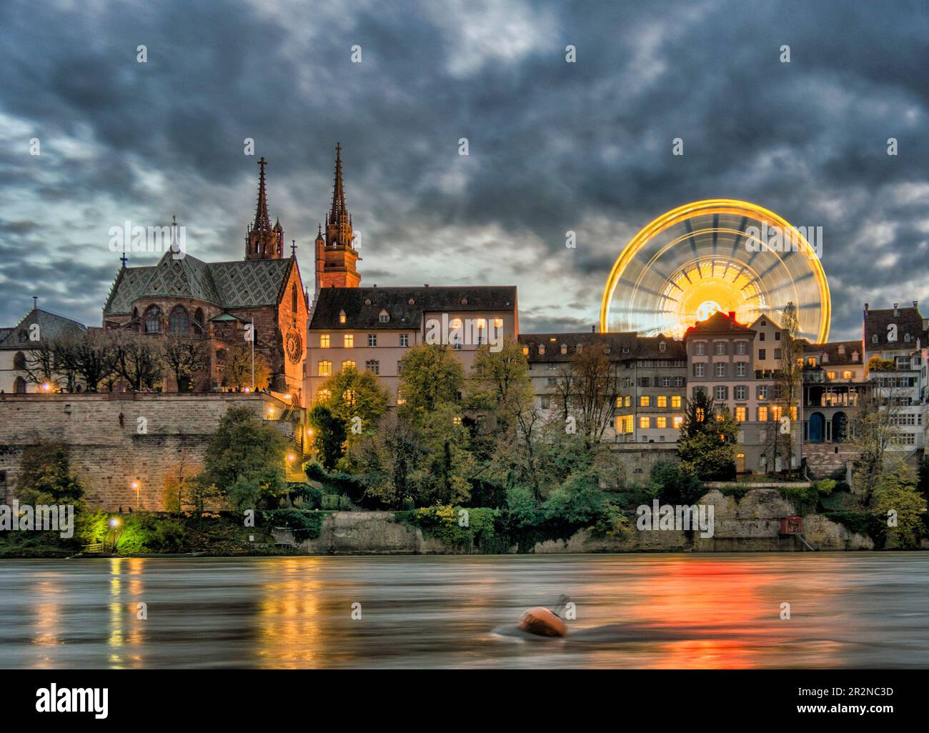 The autumn fair in Basel. An annual attraction in Switzerland Stock ...