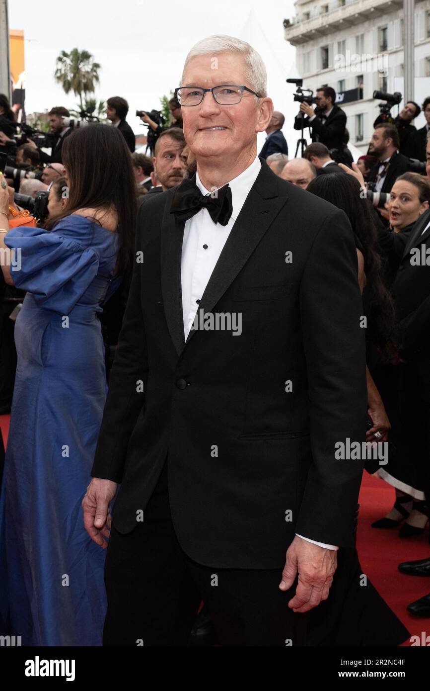 Cannes, France. 20th May, 2023. Tim Cook attends the Killers of the ...