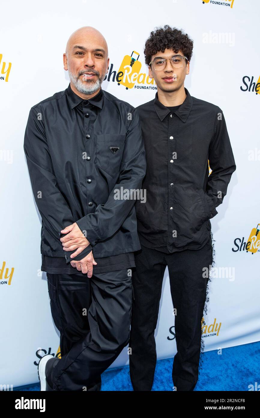 May 19, 2023, LOS ANGELES, CALIFORNIA, USA: JO KOY and JOSEPH HERBERT JR. arrives on the red ...