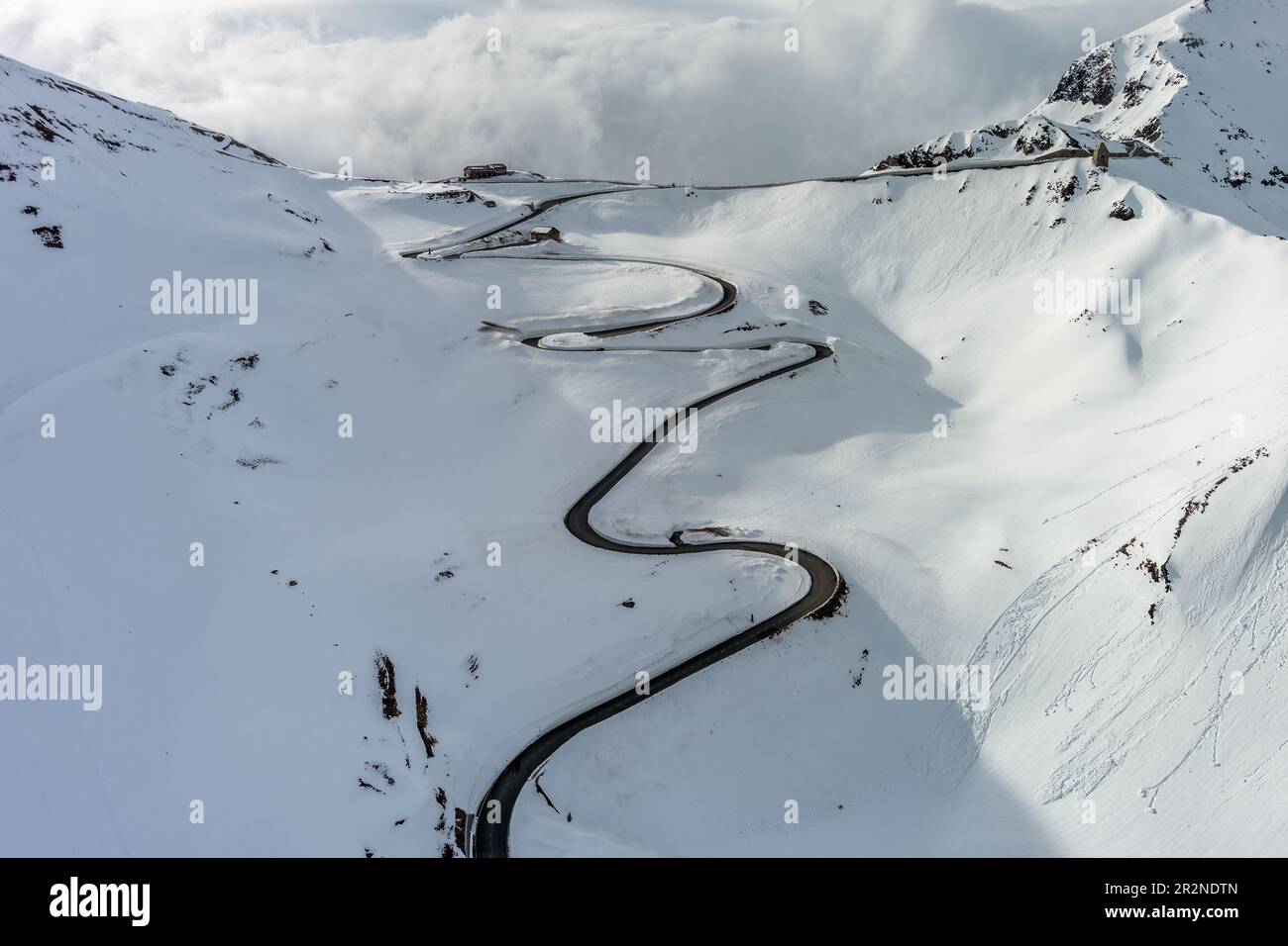 Spectacular grossglockner high alpine road in austria hi-res stock ...