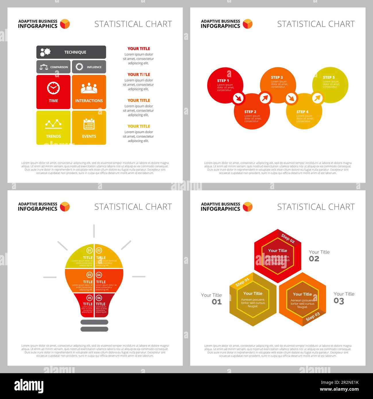 Creative diagram set for teamwork, brainstorming concept Stock Vector ...