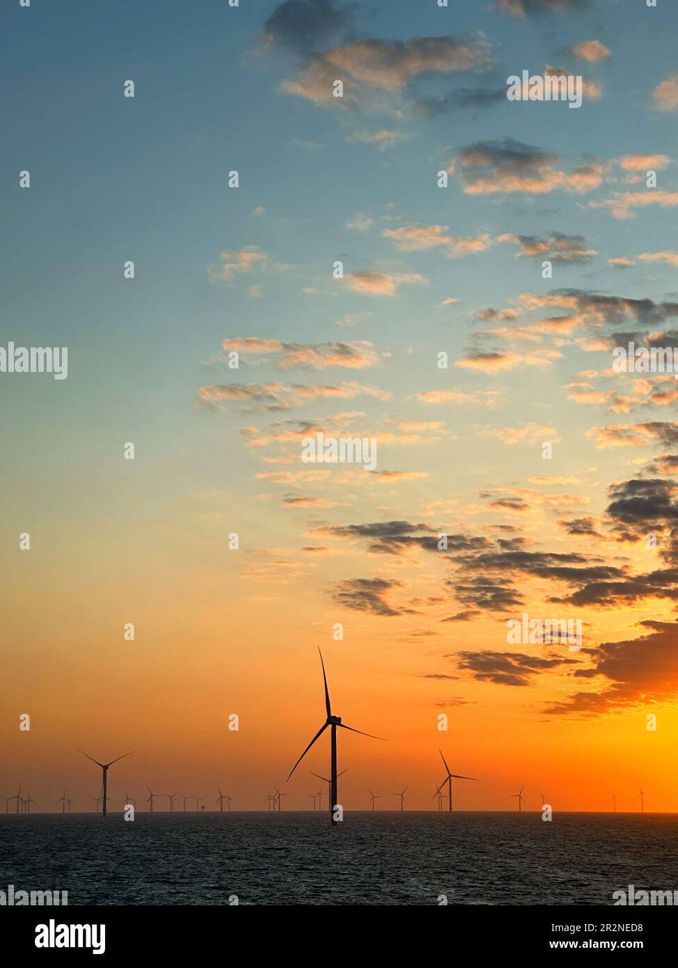 Offshore wind farrn. Netherlands North sea. Hollandse Kust Zuid (HKZ ...