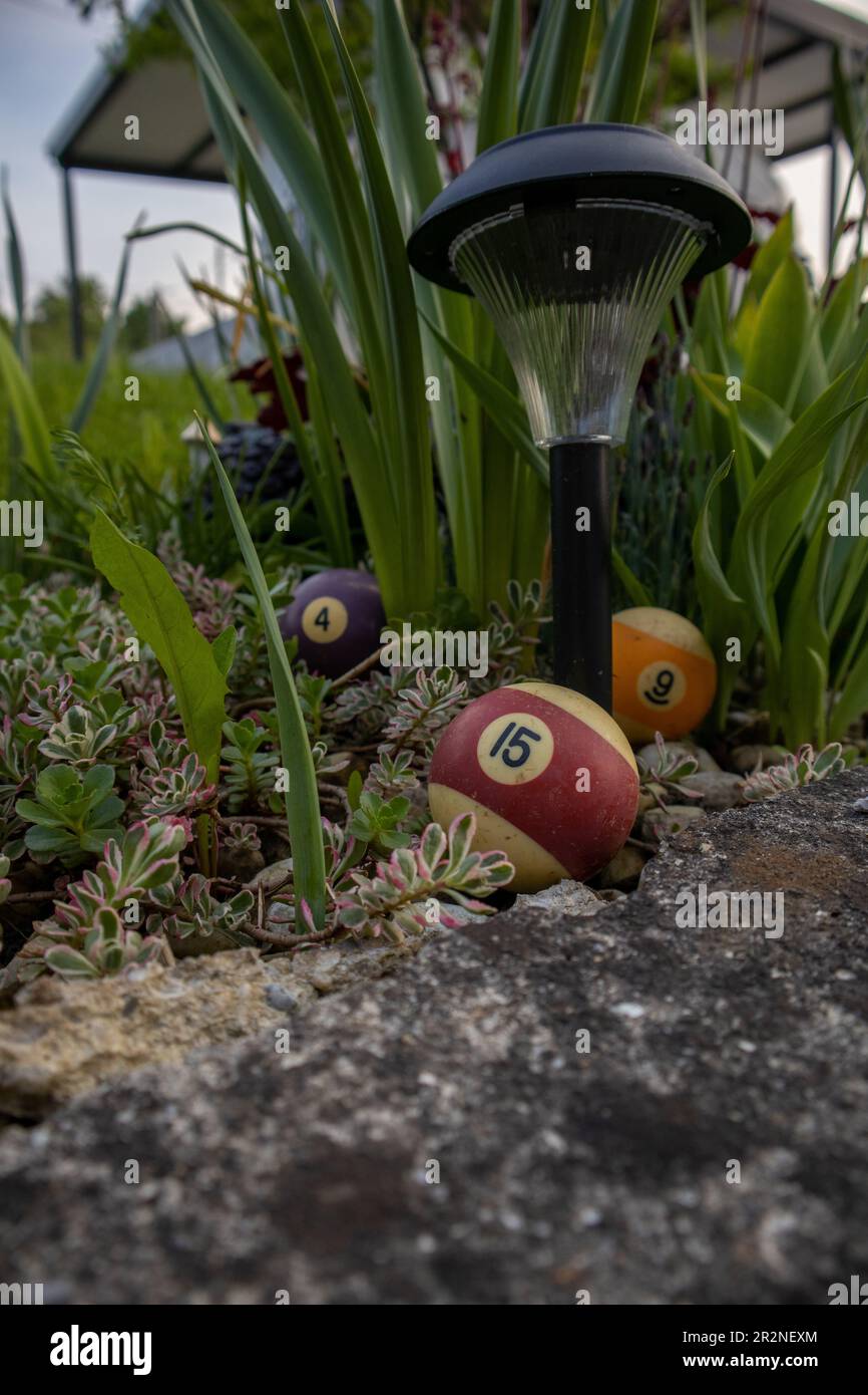 Garden lamp side Stock Photo - Alamy