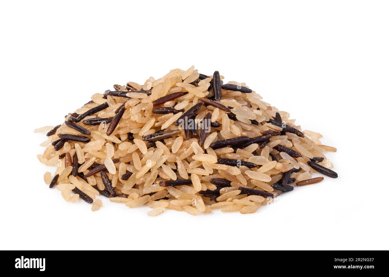 rice isolated on a white background Stock Photo - Alamy