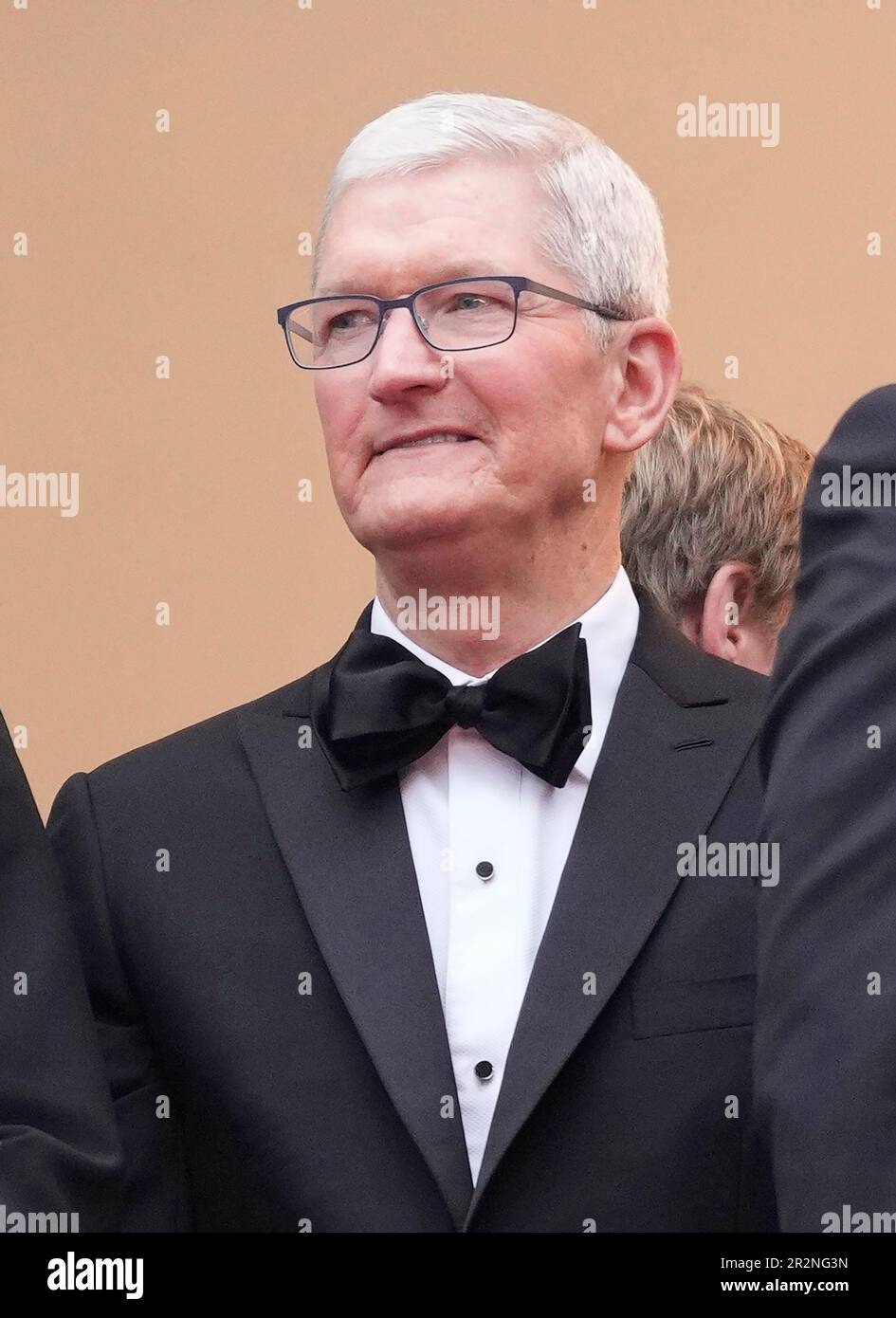 Tim Cook poses for photographers upon arrival at the premiere of the ...