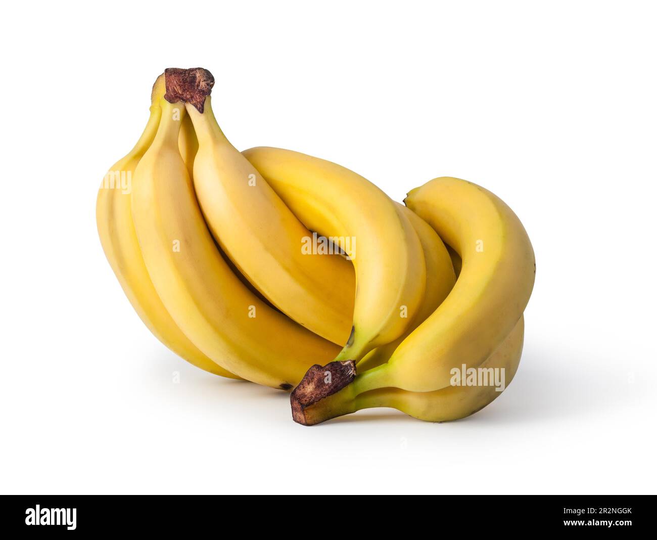Bunch of bananas isolated on white background Stock Photo - Alamy
