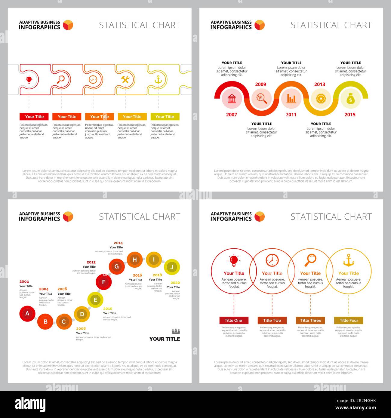 Creative diagram set planning Stock Vector Images - Alamy