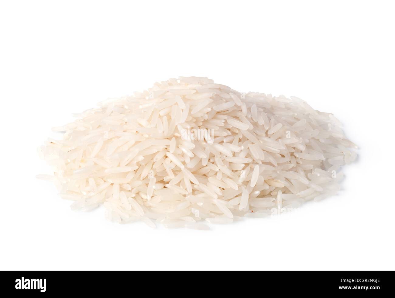 rice isolated on a white background Stock Photo - Alamy