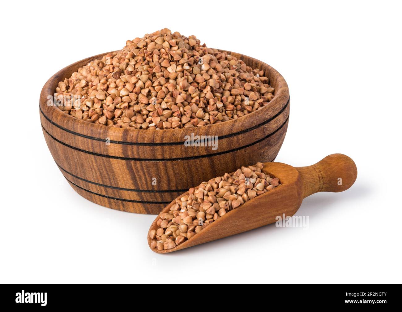 buckwheat isolated on white background Stock Photo - Alamy