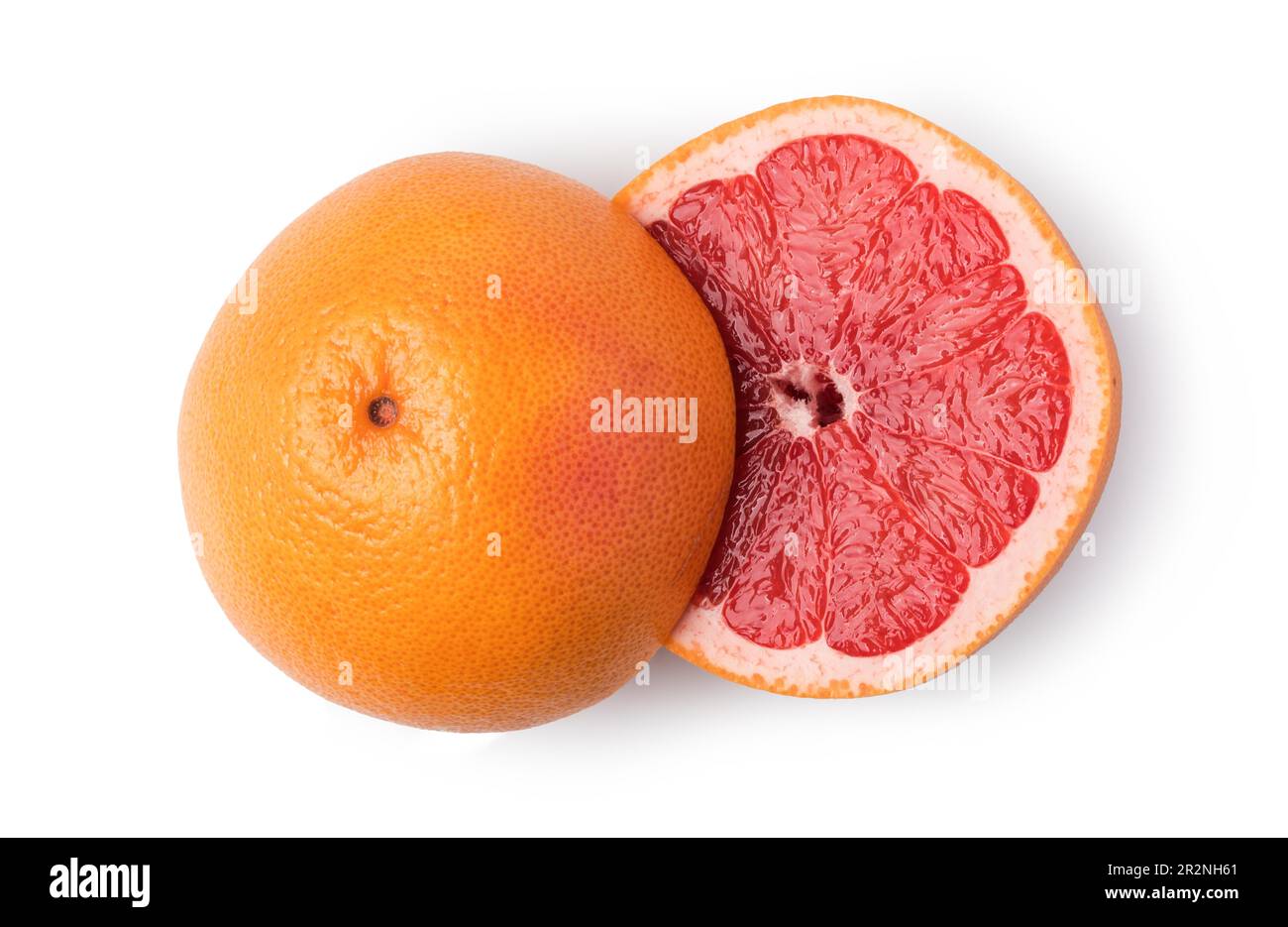 Grapefruit citrus fruit isolated on white background Stock Photo - Alamy