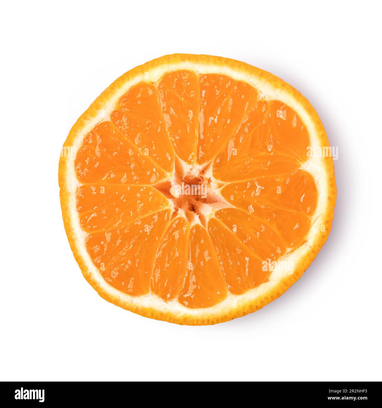 Ripe mandarin isolated on white background Stock Photo - Alamy