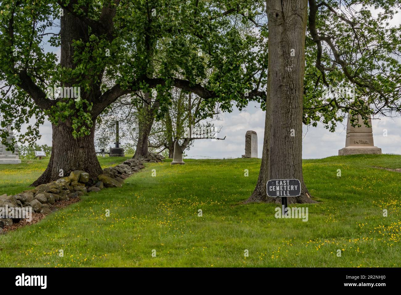 Cemetery hill gettysburg hi-res stock photography and images - Alamy