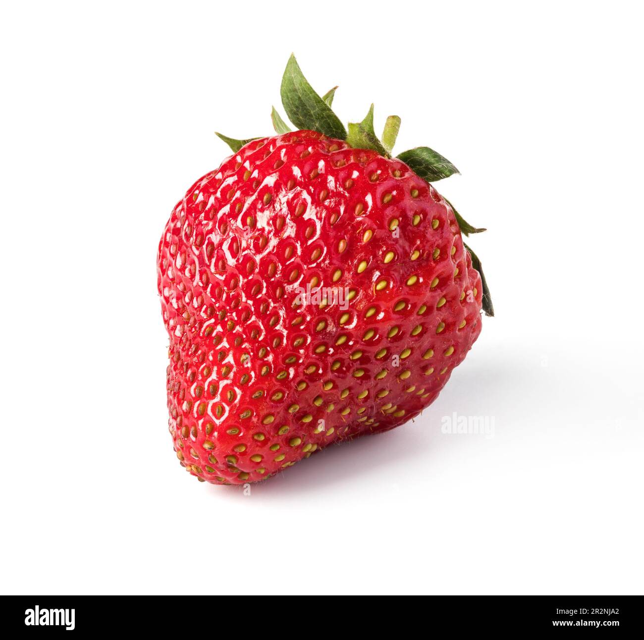 Strawberry isolated on white background Stock Photo - Alamy