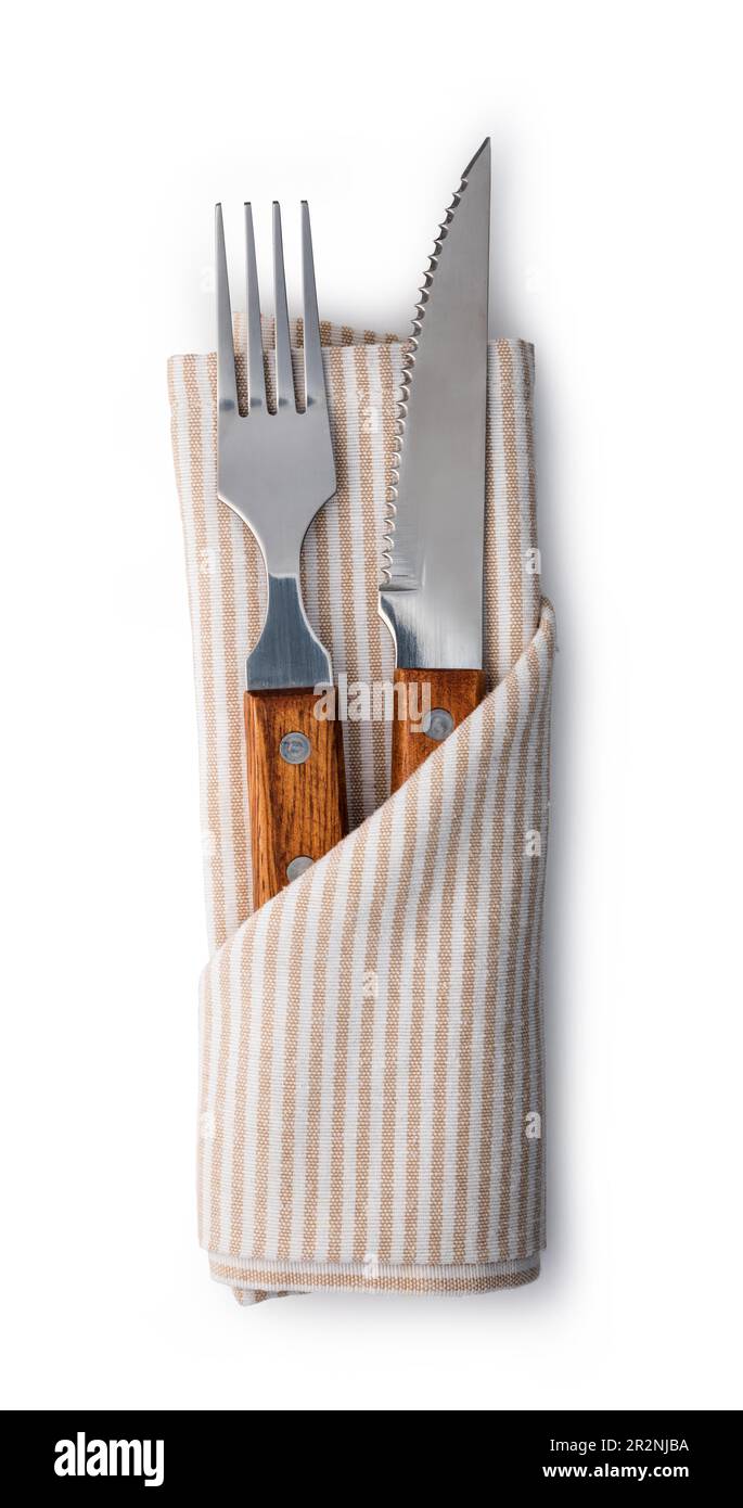 cutlery isolated on white background Stock Photo - Alamy