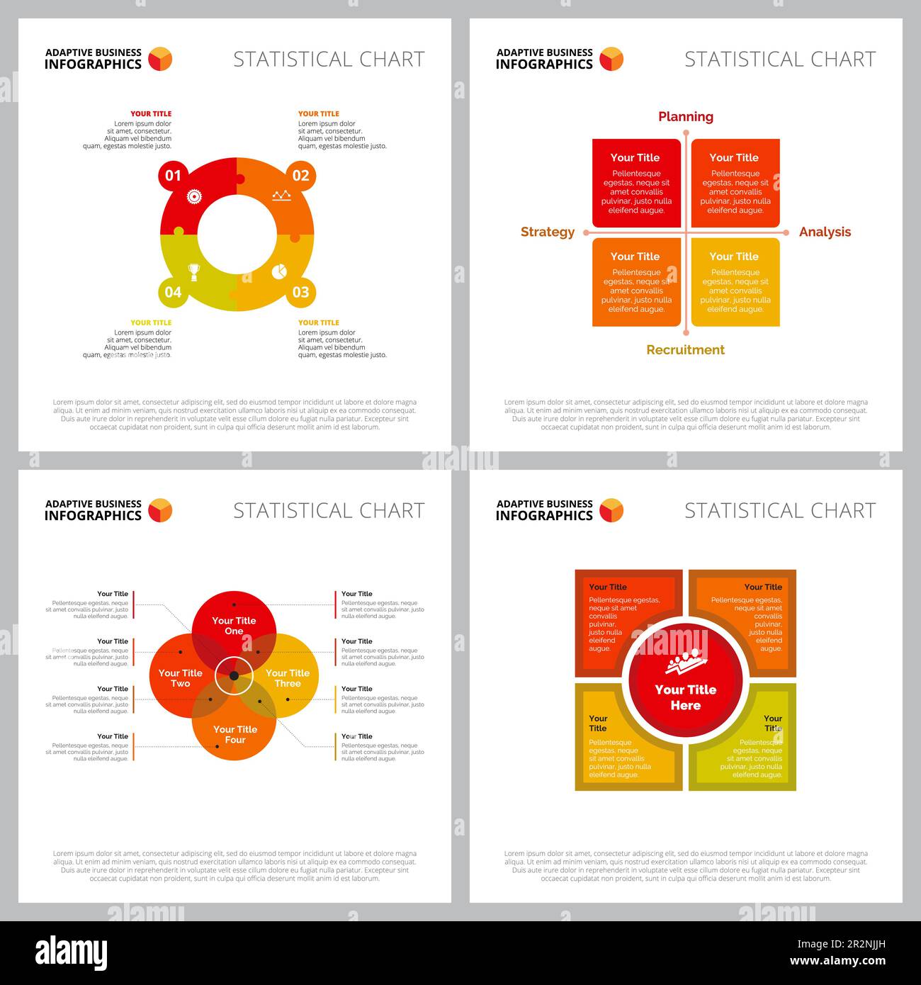 Creative infographic set for analysis, human resource concept Stock ...