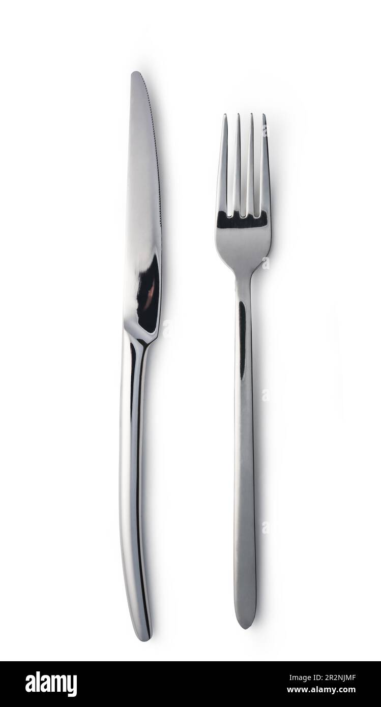 Stainless cutlery Cut Out Stock Images & Pictures - Alamy