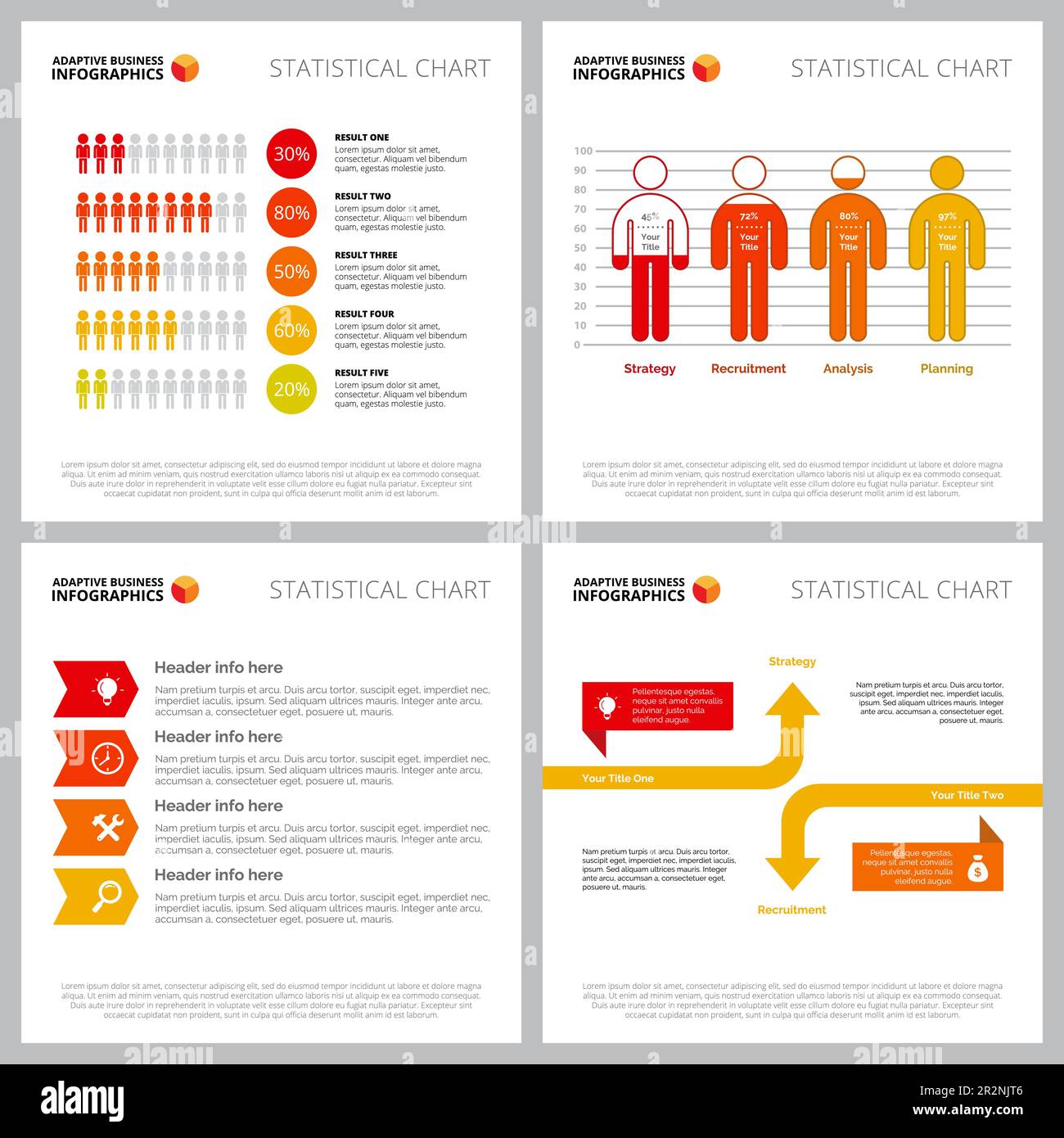 Creative infographic set for population or demography concept Stock ...