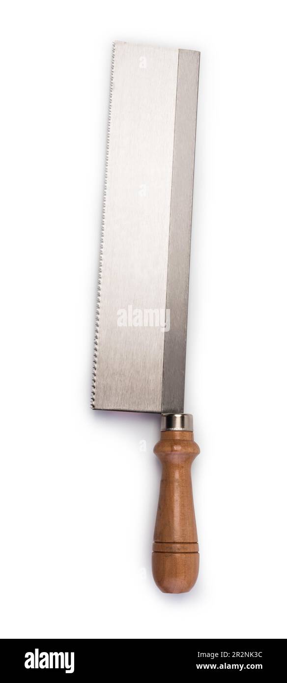 Hand saw isolated on white background Stock Photo - Alamy